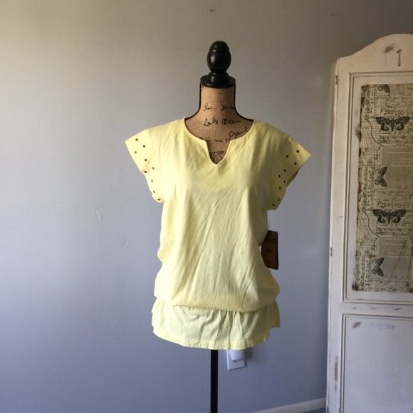 Ruff Hewn | Tops | Ruff Hewn Sunwashed Yellow Knit Top | Poshmark
